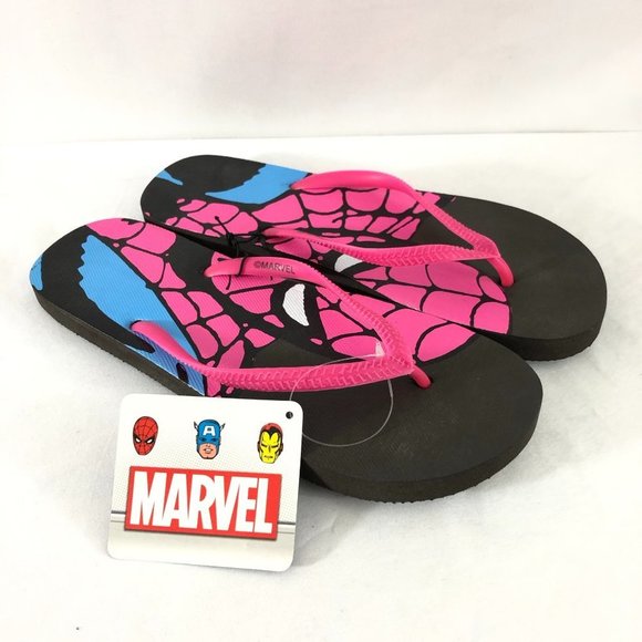 Marvel | Shoes | Marvel Womens Spiderman Flip Flop Sandals Us | Poshmark